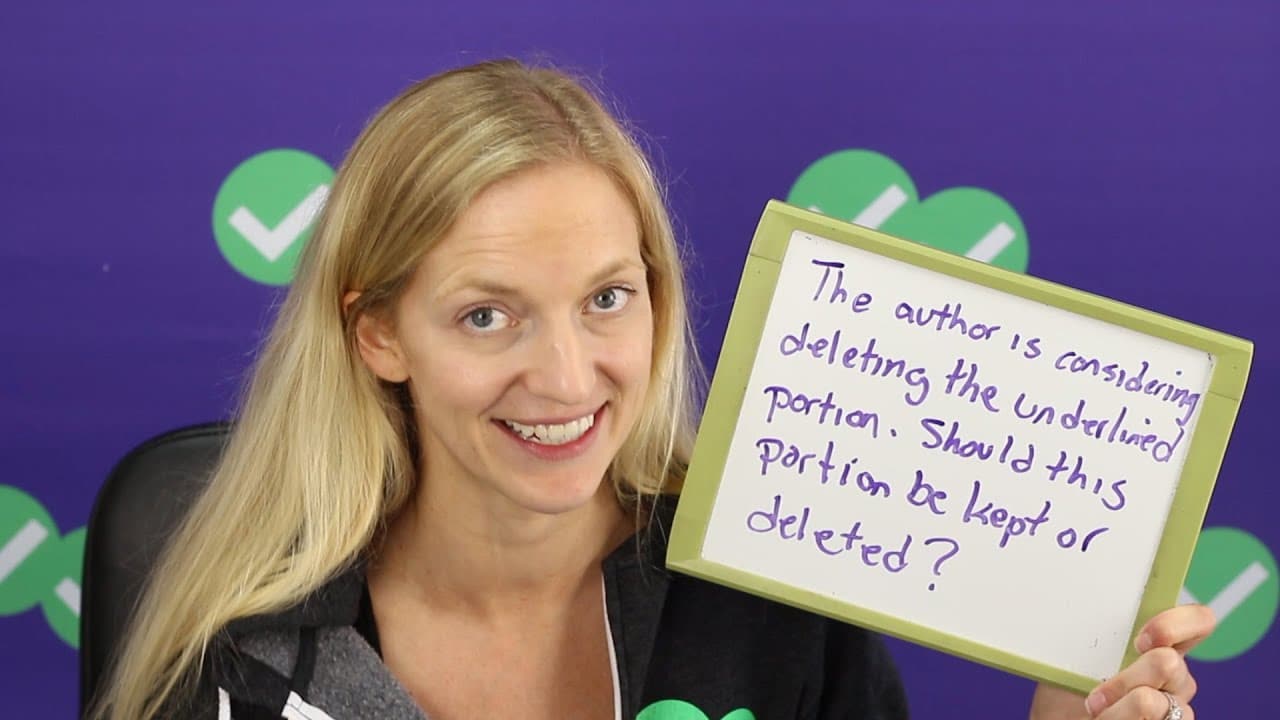ACT English Tips: Adding or Deleting Sentences | Video Post - Magoosh ...