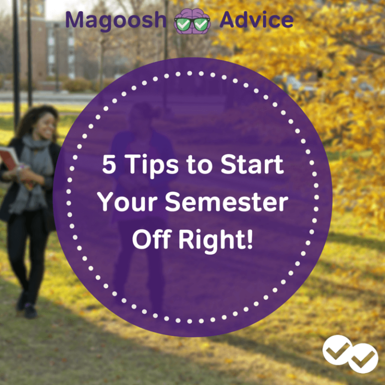 Tips to Make Sure You Start the Semester Off Right