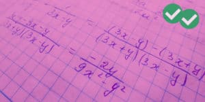 Three Algebra Formulas Essential for the GMAT