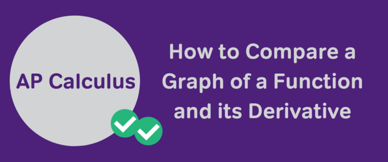 How to Compare a Graph of a Function and its Derivative - Magoosh Blog ...